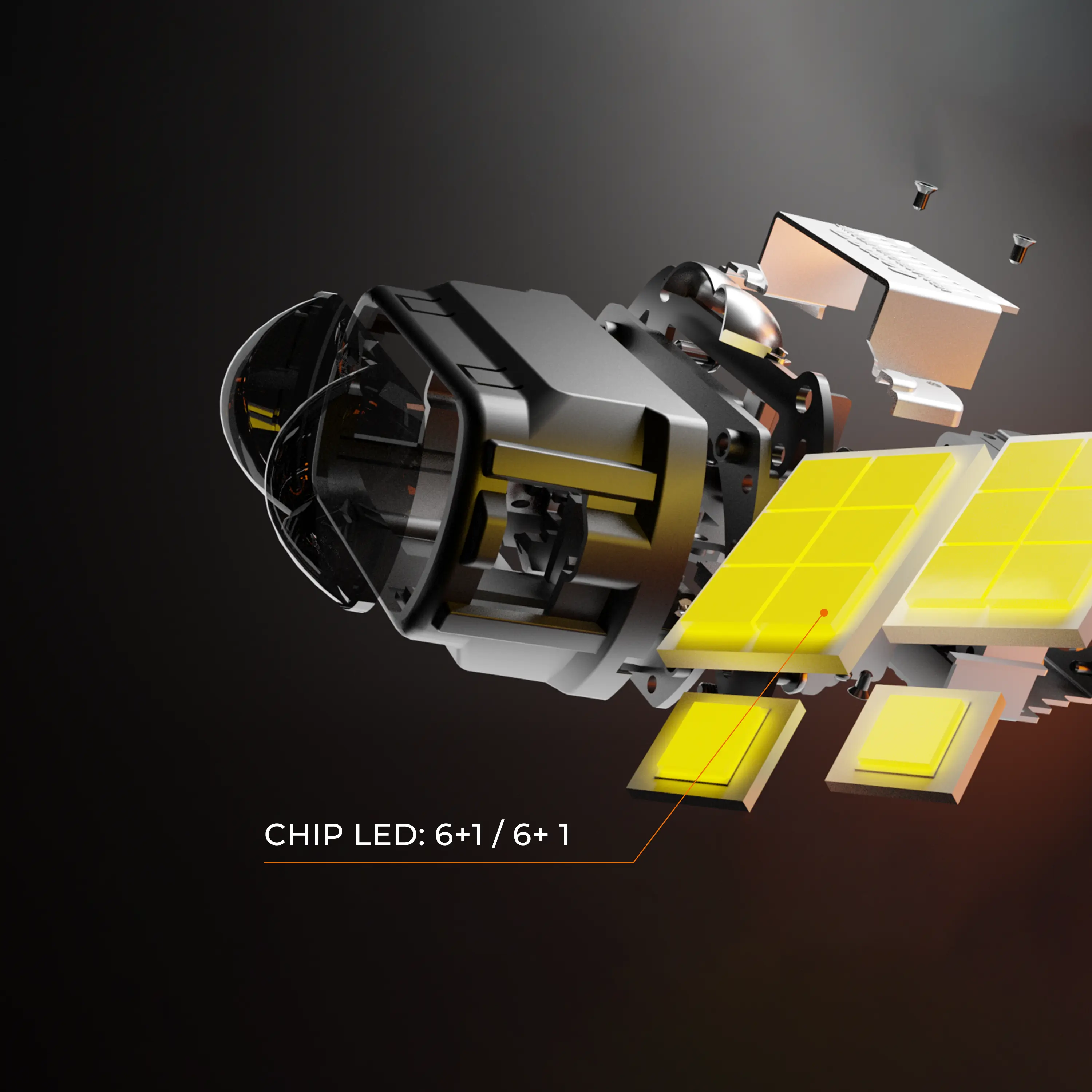 Bi pha SQUARE V2 chính hãng AOZOOM